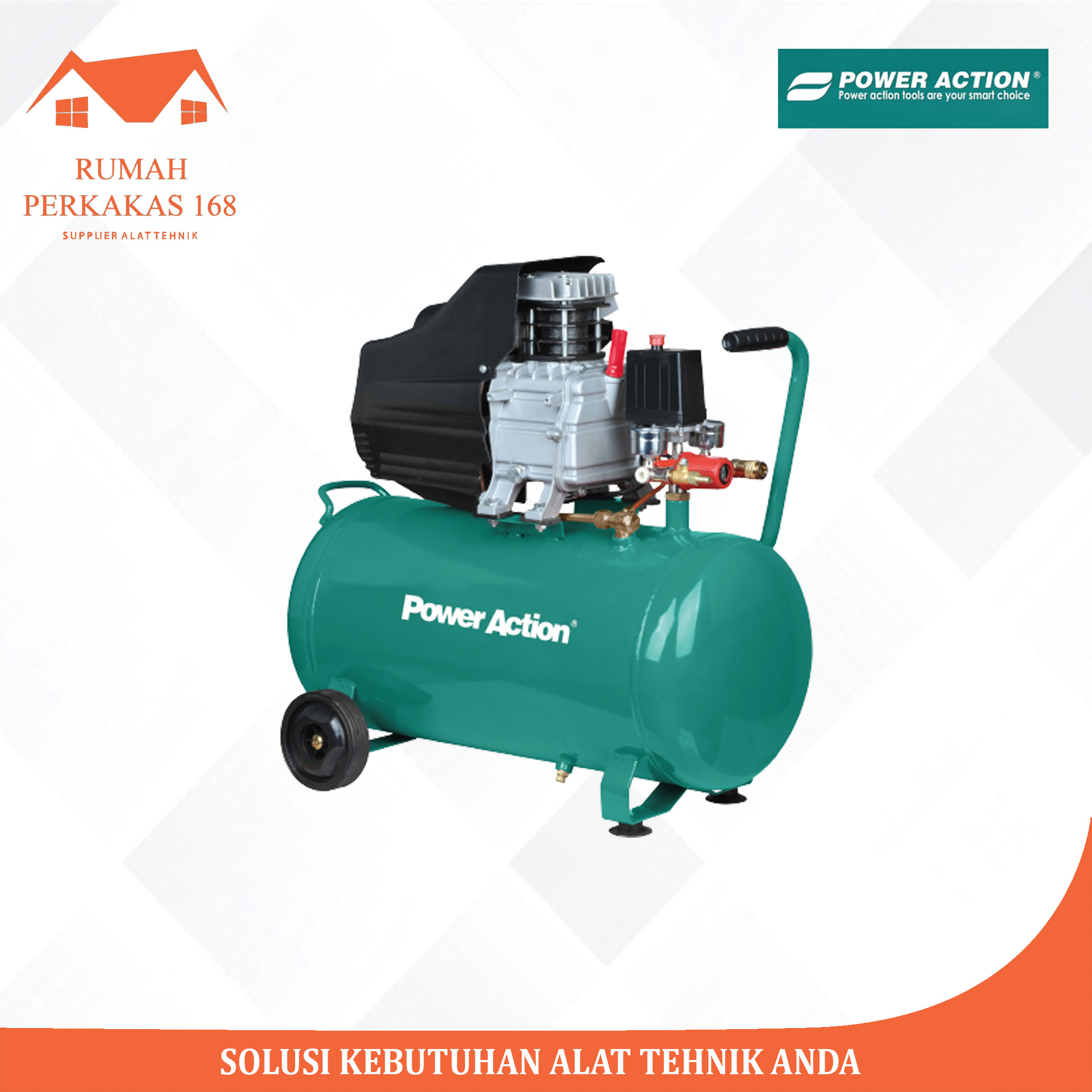 KOMPRESOR 1HP 24LITER AC2415 POWER ACTION AIR COMPRESSOR AC2415 ...