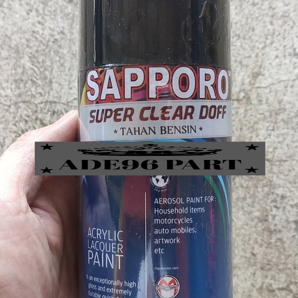 Cat Semprot SUPER CLEAR DOFF 7530M BENING Sapporo Spray Pylox Pilox ...