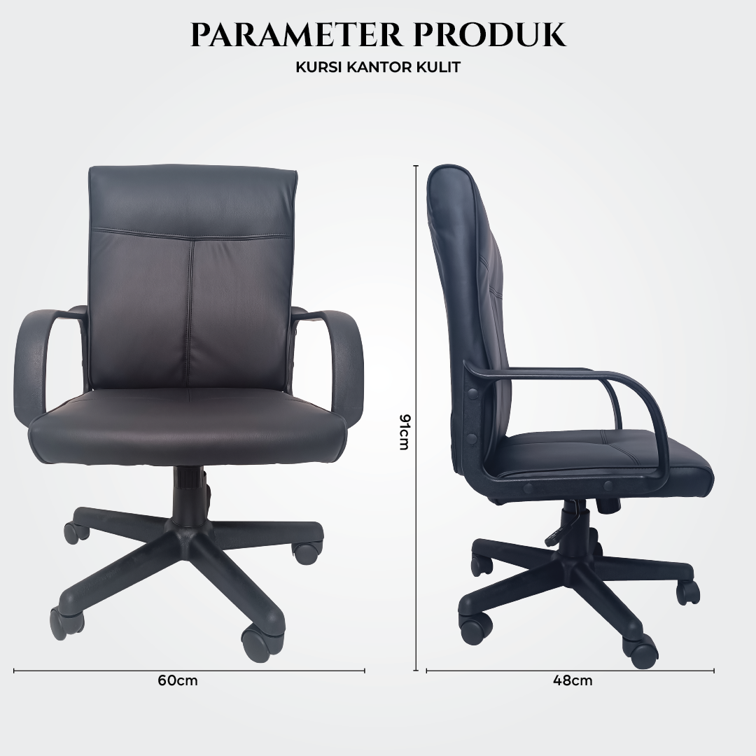 Kursi Kerja / Kursi Kantor Executive Chair Hitam - Kursi Kantor ...