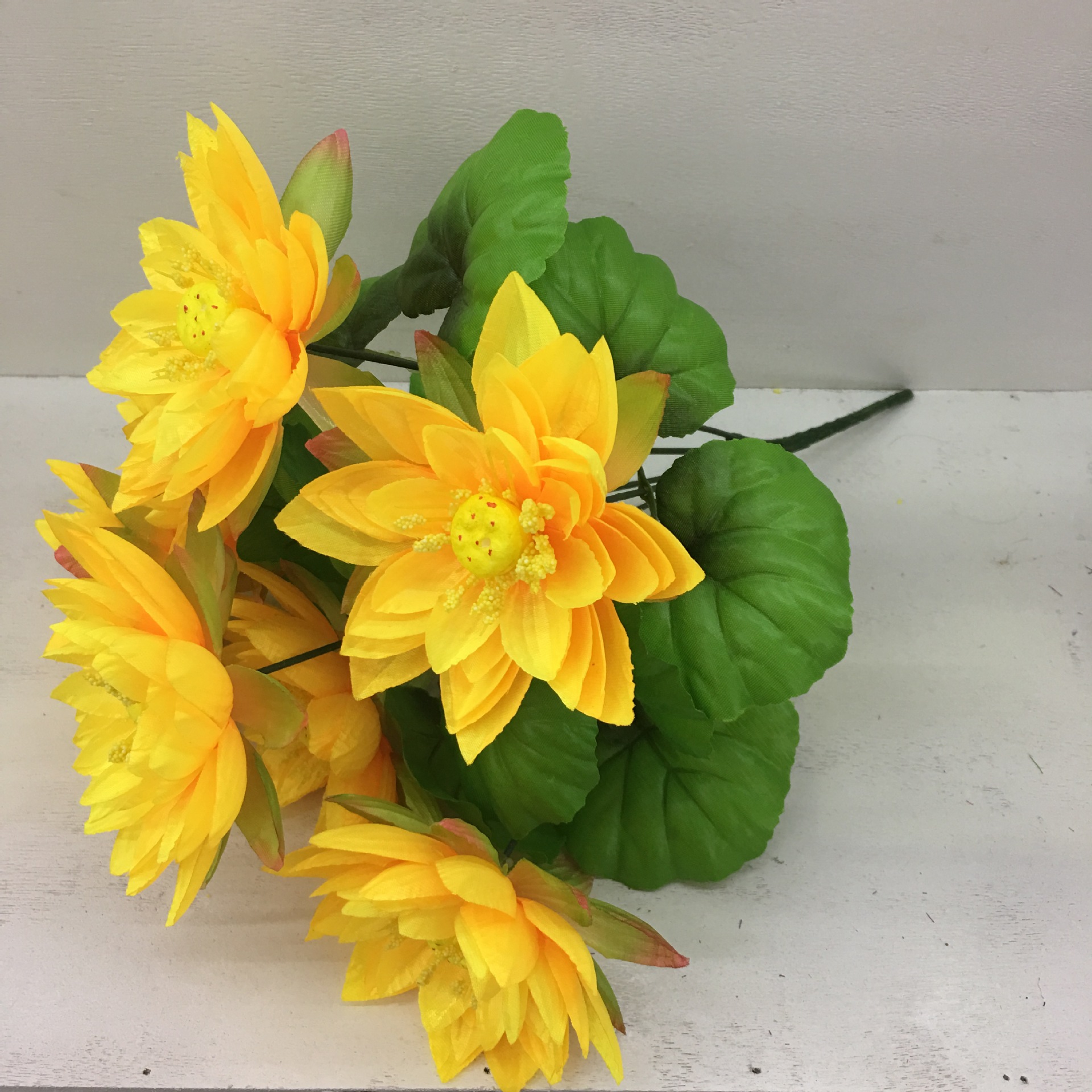 Bunga Teratai 1 Tangkai Cabang 6 Artificial Plastik Buatan Imitasi Hias ...