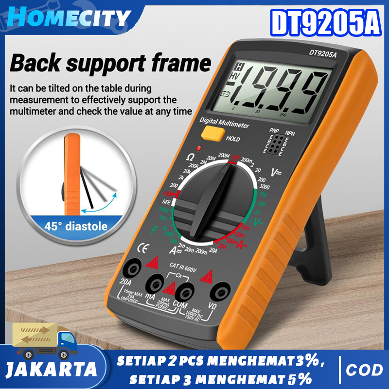 (Dikirim Dari Jakarta)MULTIMETER / MULTITESTER ALAT UKUR LAYAR BESAR ...