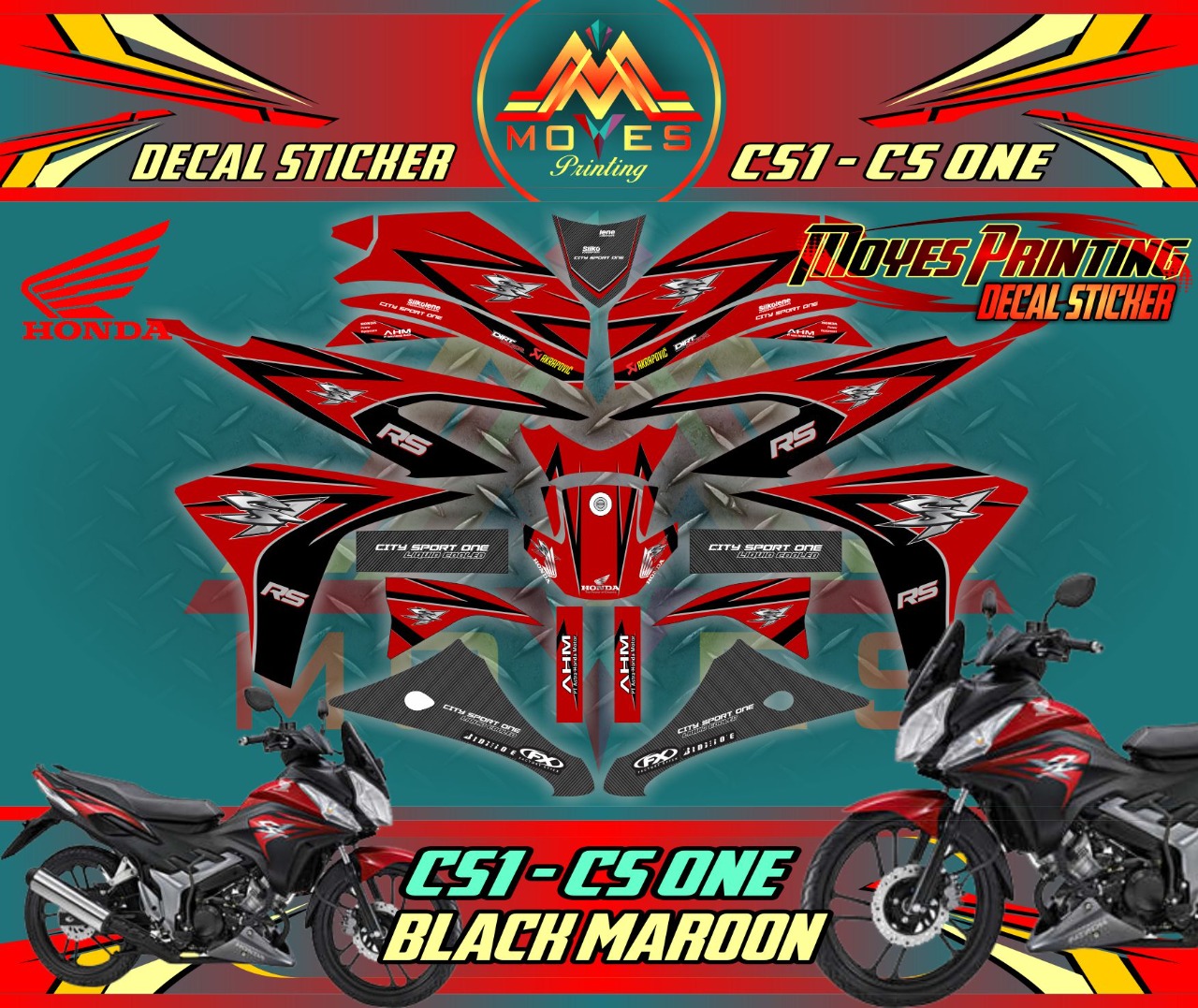 stiker cs one decal stiker motor honda cs one stiker decal full body ...