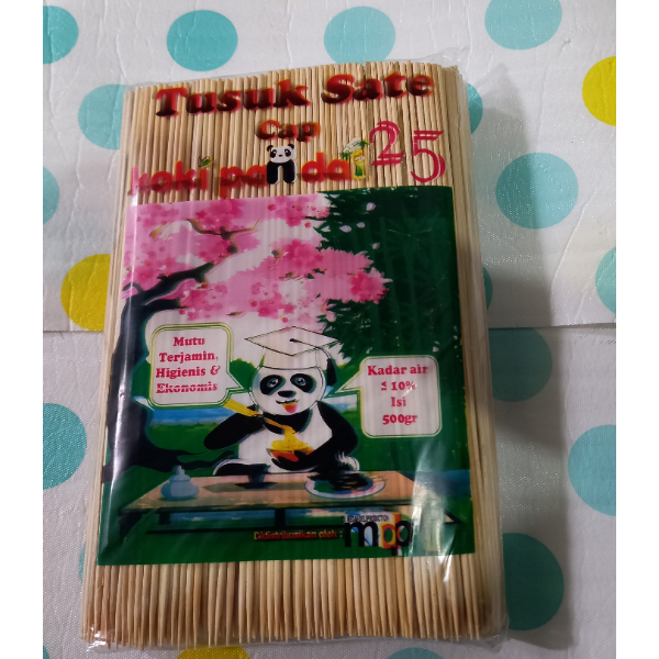 Tusuk sate KOKI PANDA 20 cm / Tusuk bambu | Lazada Indonesia