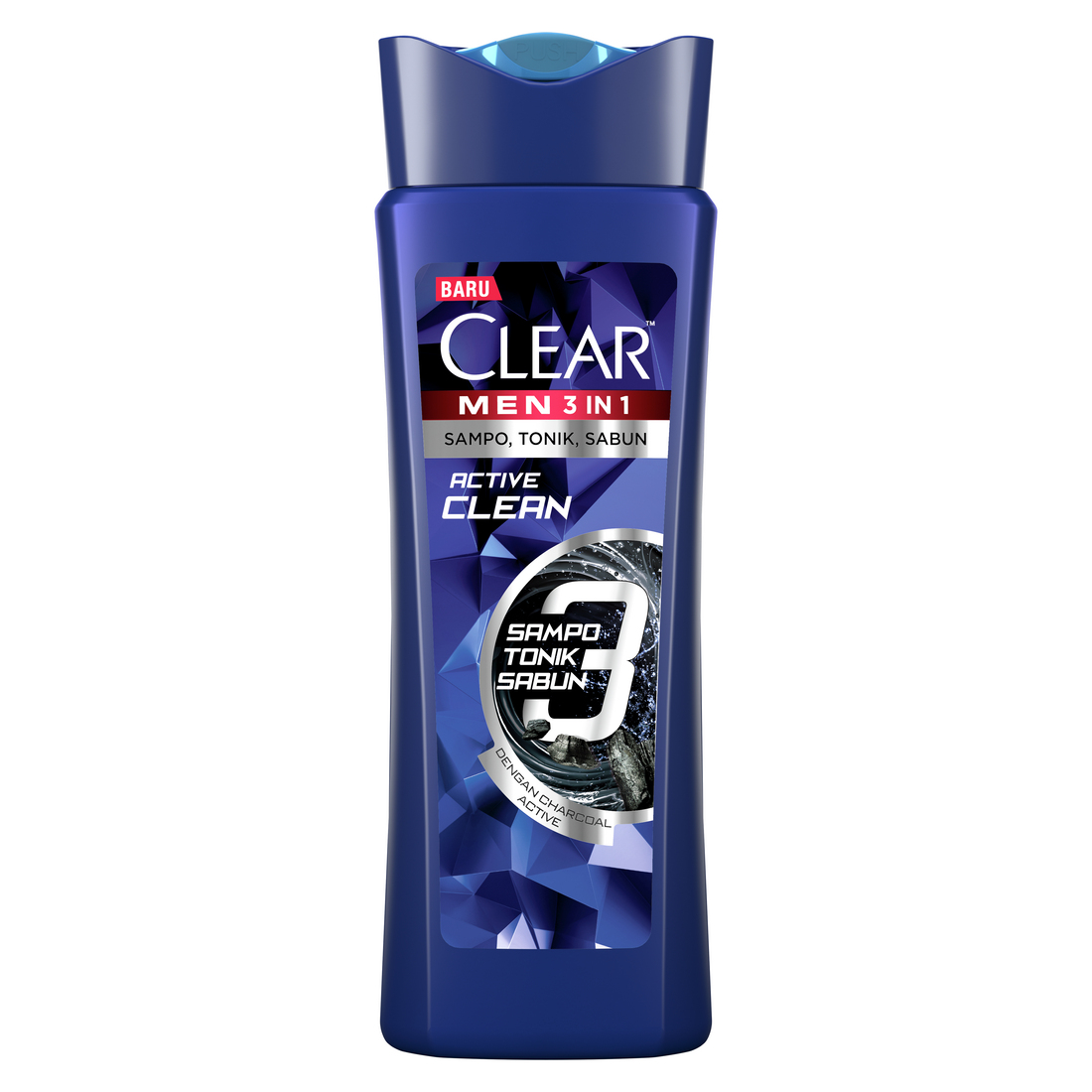 Clear Men 3-in-1 Shampo Active Clean Bottle 160ml | Lazada Indonesia