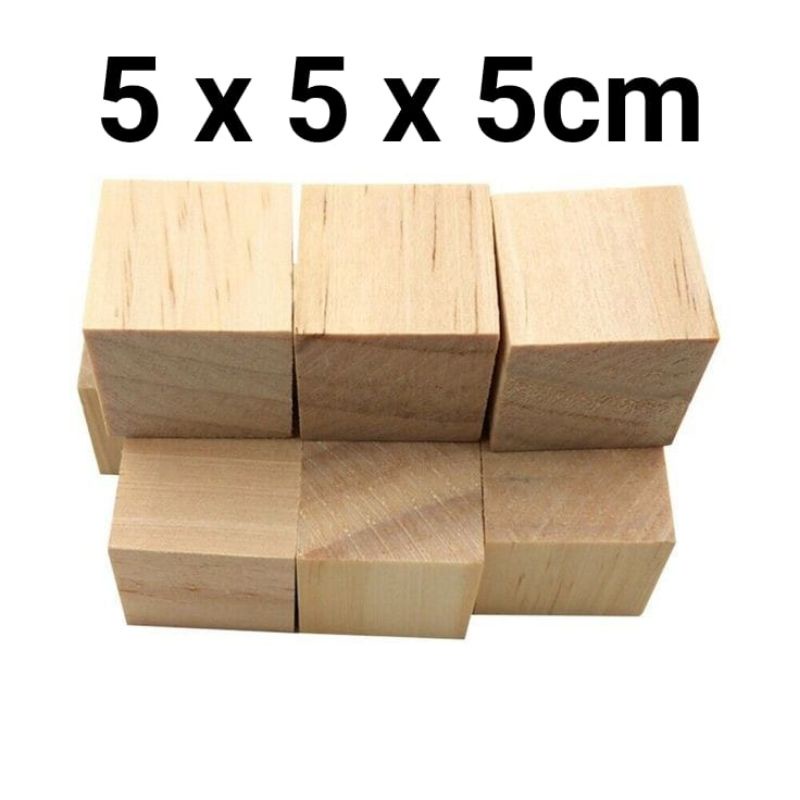 BALOK KUBUS KAYU 5X5 MAINAN ANAK | Lazada Indonesia