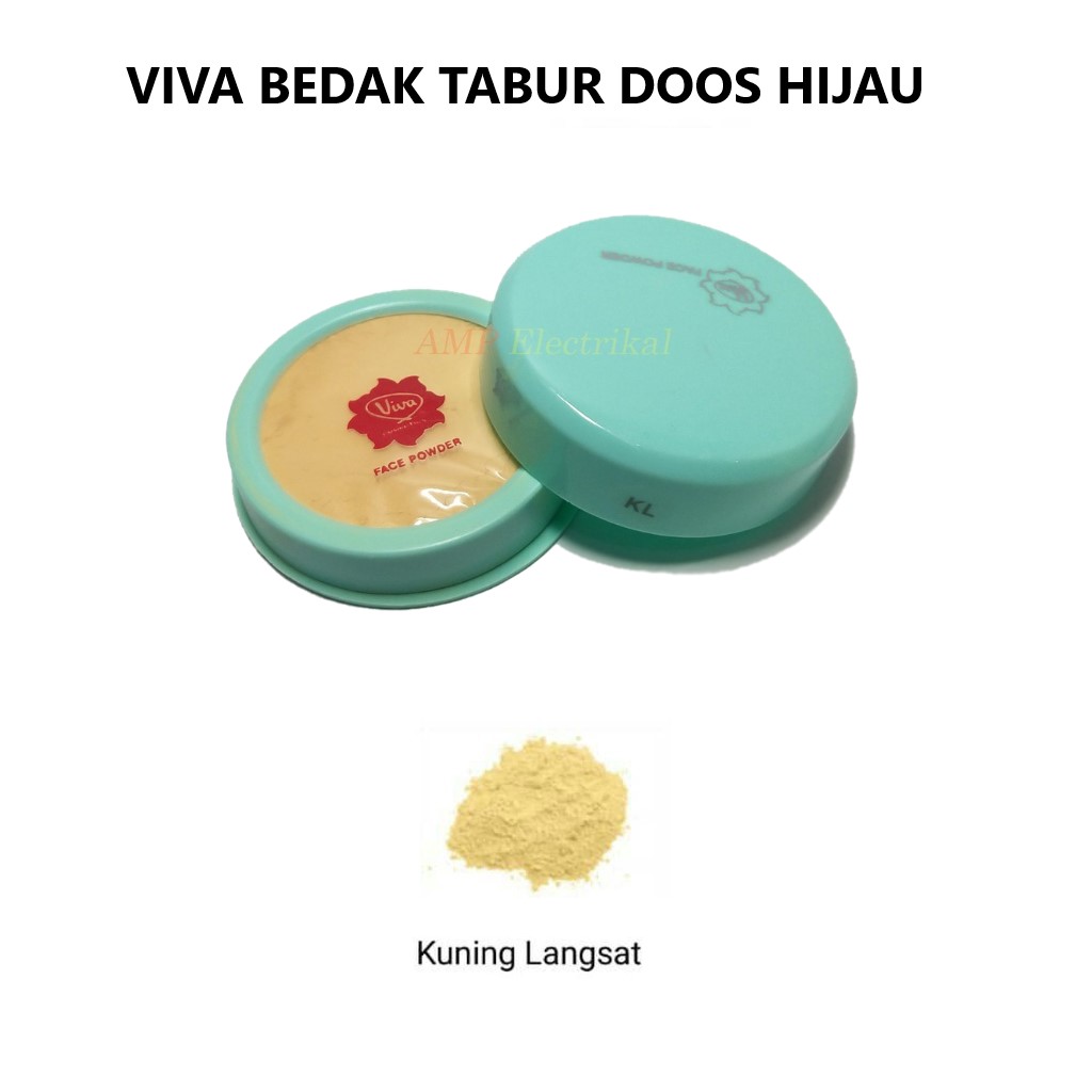 VIVA Bedak Doos Mini Hijau Tabur 25gr - Bedak Tabur | Lazada Indonesia