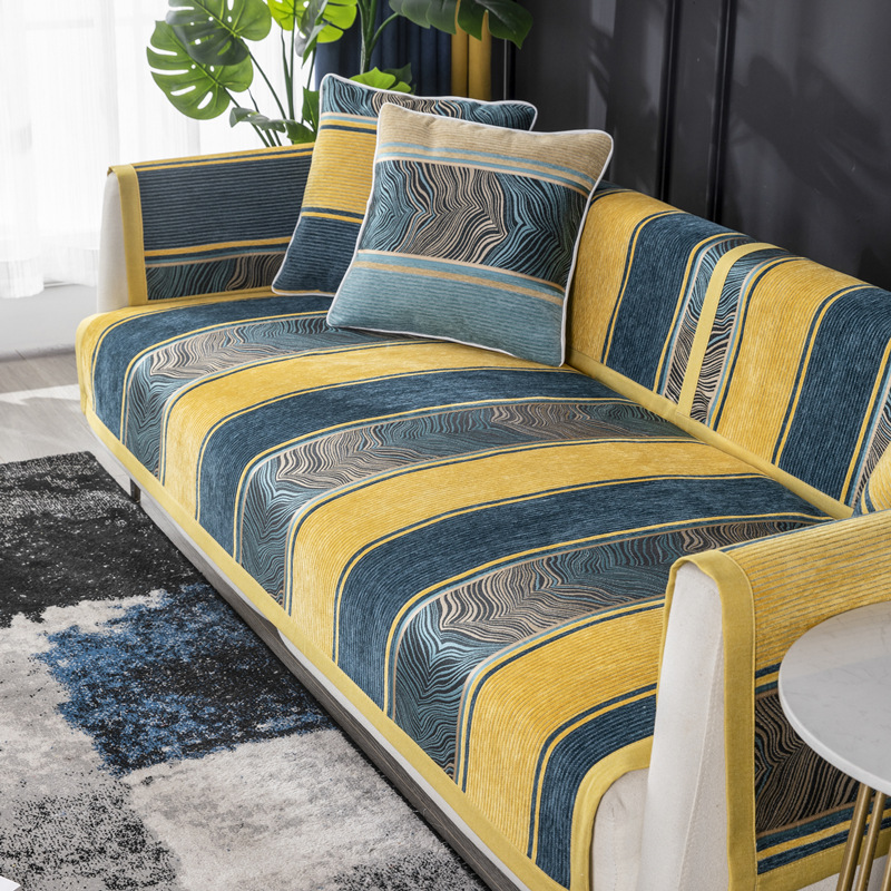TOMUSHOP-Cover Sofa Selimut Sofa Alas Sofa Bahan Kain chenille Premium ...