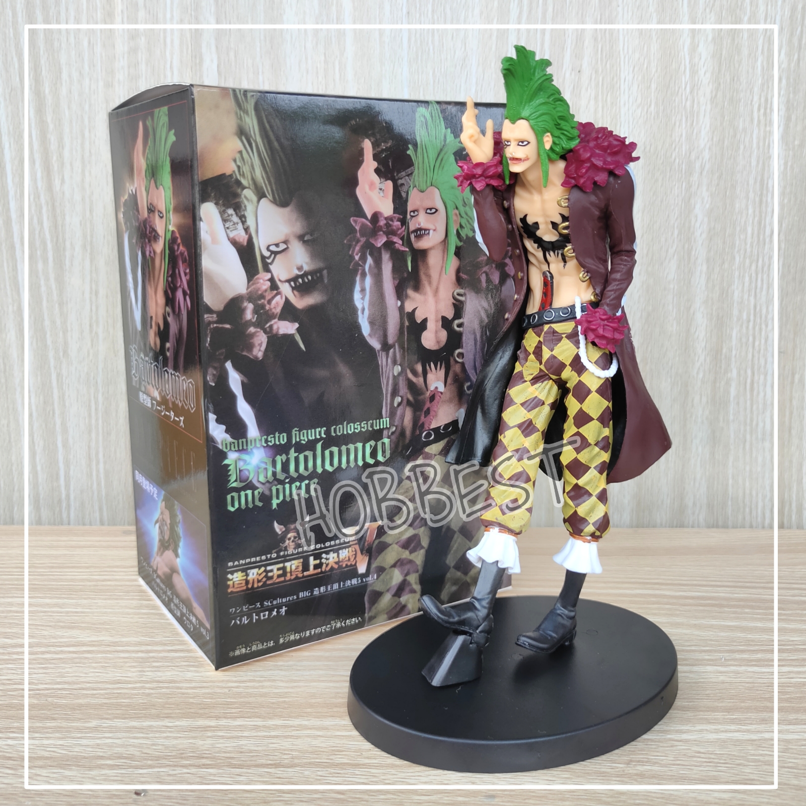 Action Figure ONE PIECE : BARTOLOMEO - Miniatur Pajangan Mainan Topper ...