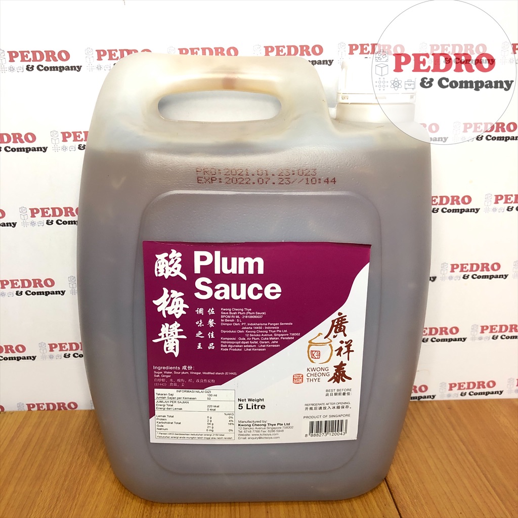 Kwong cheong thye plum sauce 5 liter - saus buah plum | Lazada Indonesia