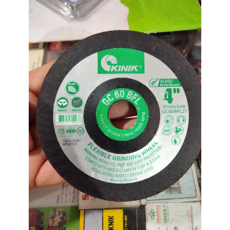 batu gerinda kinik hijau gc 60 /grinding wheel fleksibel | Lazada Indonesia