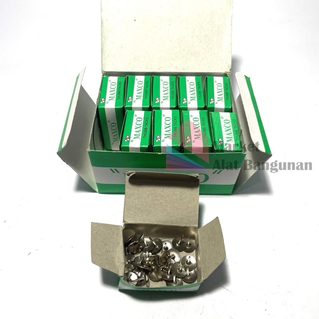 Paku Payung 1/2 “ PER 10 KOTAK PER PAK / Paku Kertas 1/2 Inci / Paku ...