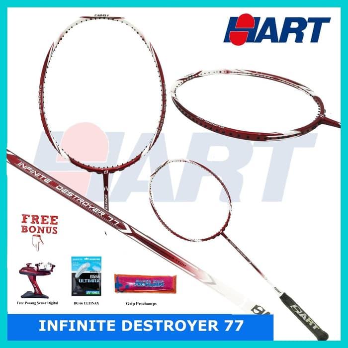 RAKET HART DESTROYER 77 RAKET BADMINTON ORIGINAL | Lazada Indonesia