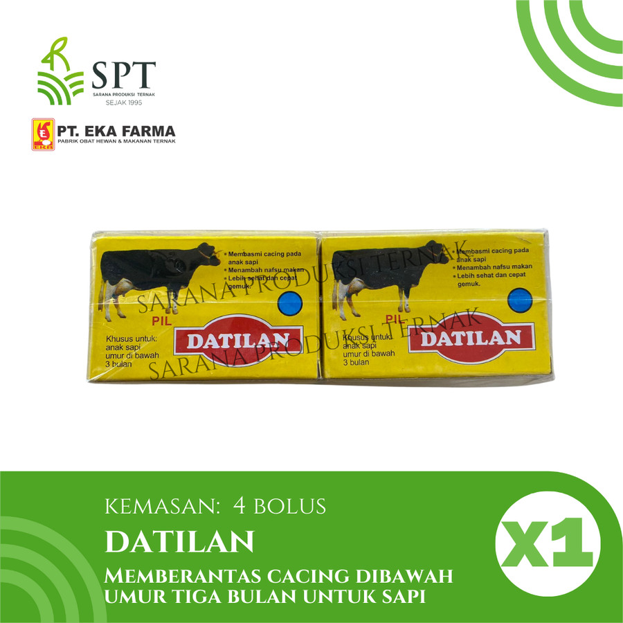 PIL DATILAN 4 BOLUS OBAT CACING SAPI EKA FARMA | Lazada Indonesia