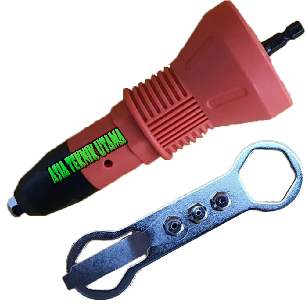Adaptor Ripet Rivet Gun Adapter Alat Tembak Paku Rivet Untuk Bor ASIA ...