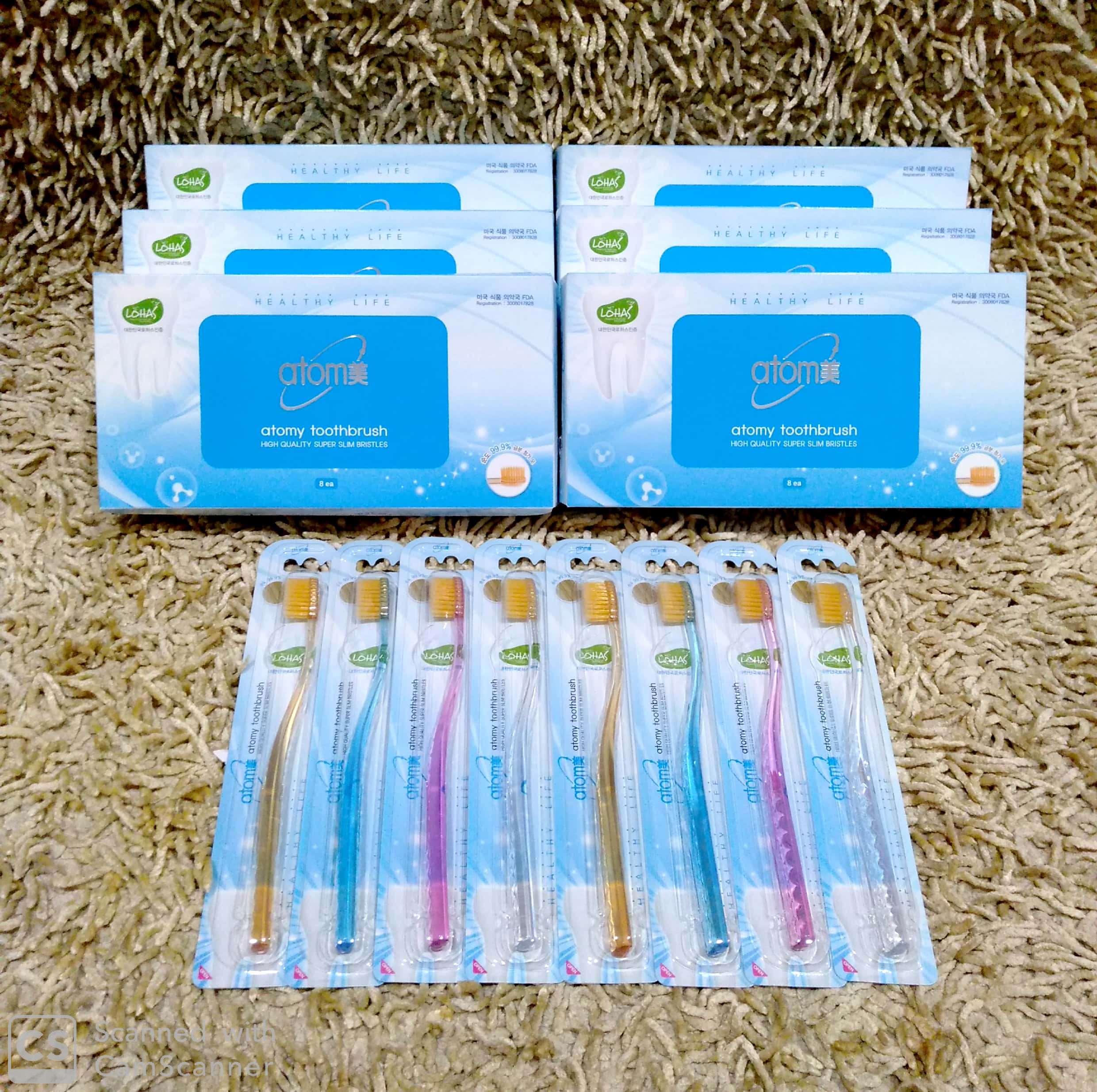 ATOMY TOOTHBRUSH Compact 1 BOX isi 8PCS anti bacteri | ATOMY SIKAT GIGI ...