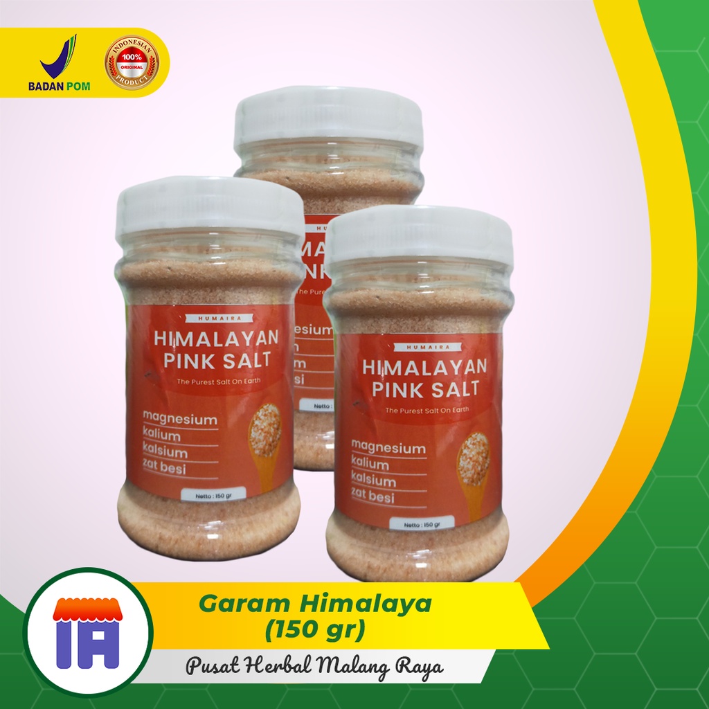 GARAM HIMALAYA 150 gr asli Himalayan Pink Salt Original asli original ...