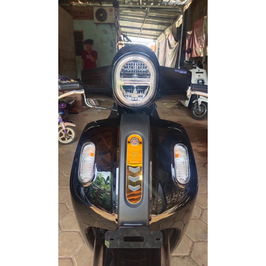 Yamaha Fazzio 125 Front Panel Garnish Aksesoris Garnis Panel Dasi ...
