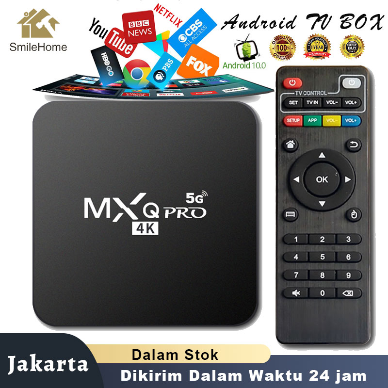 Android Smart TV Box 4k Ultra HD Android MXQ PRO 4K- Android TV BOX MXQ ...