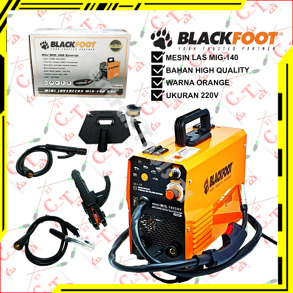 Mesin Las Mini MIG-140 Blackfoot Original Japan Technology | Lazada ...