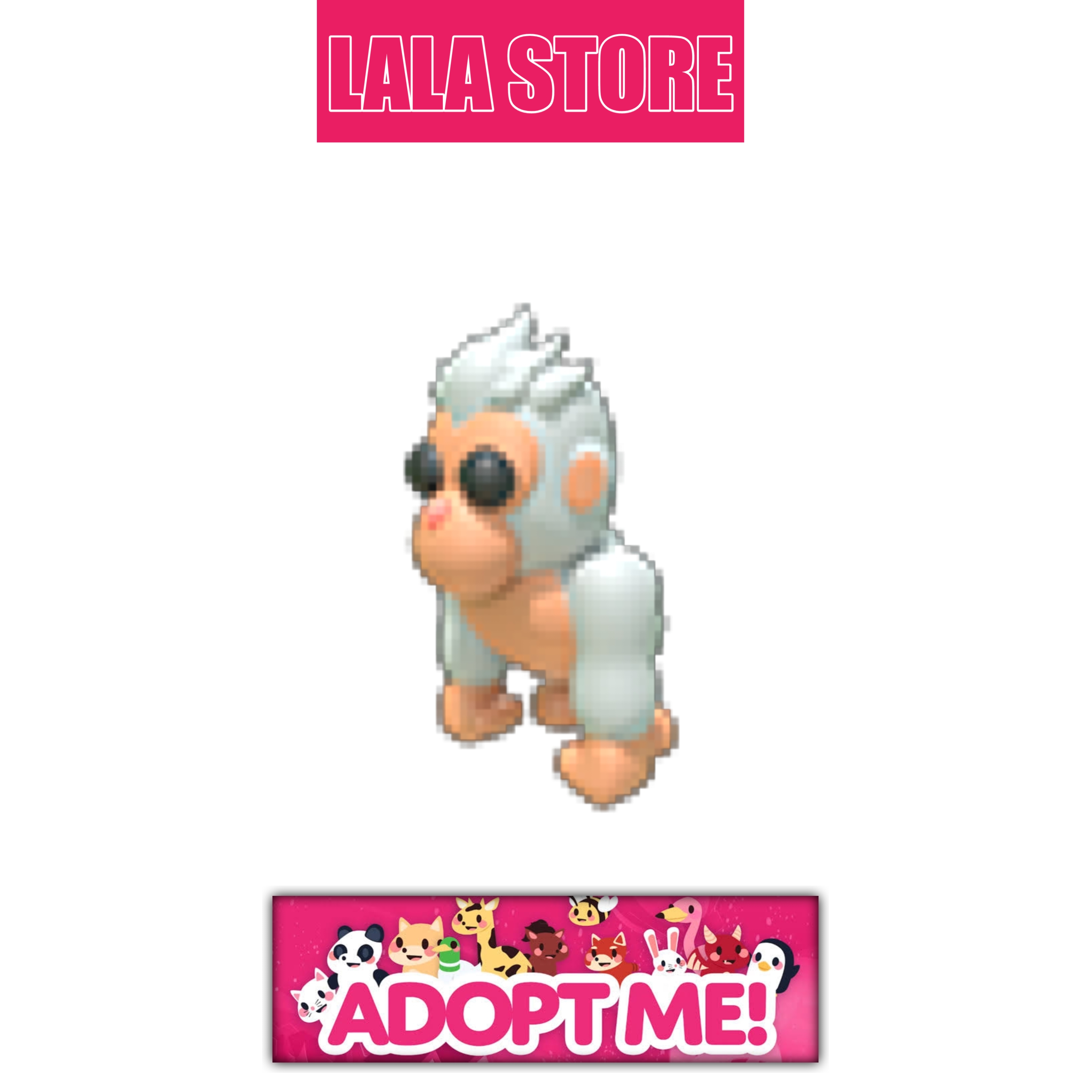 Adopt Me - Albino Gorilla - Roblox | Lazada Indonesia