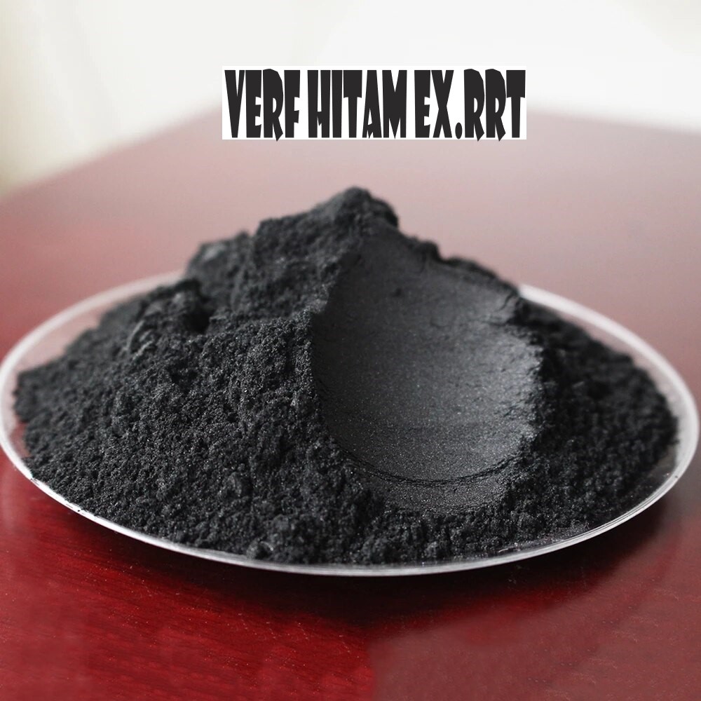 Verf Hitam pewarna paving EX. RRT Original no oplosan 25 kg / zak ...
