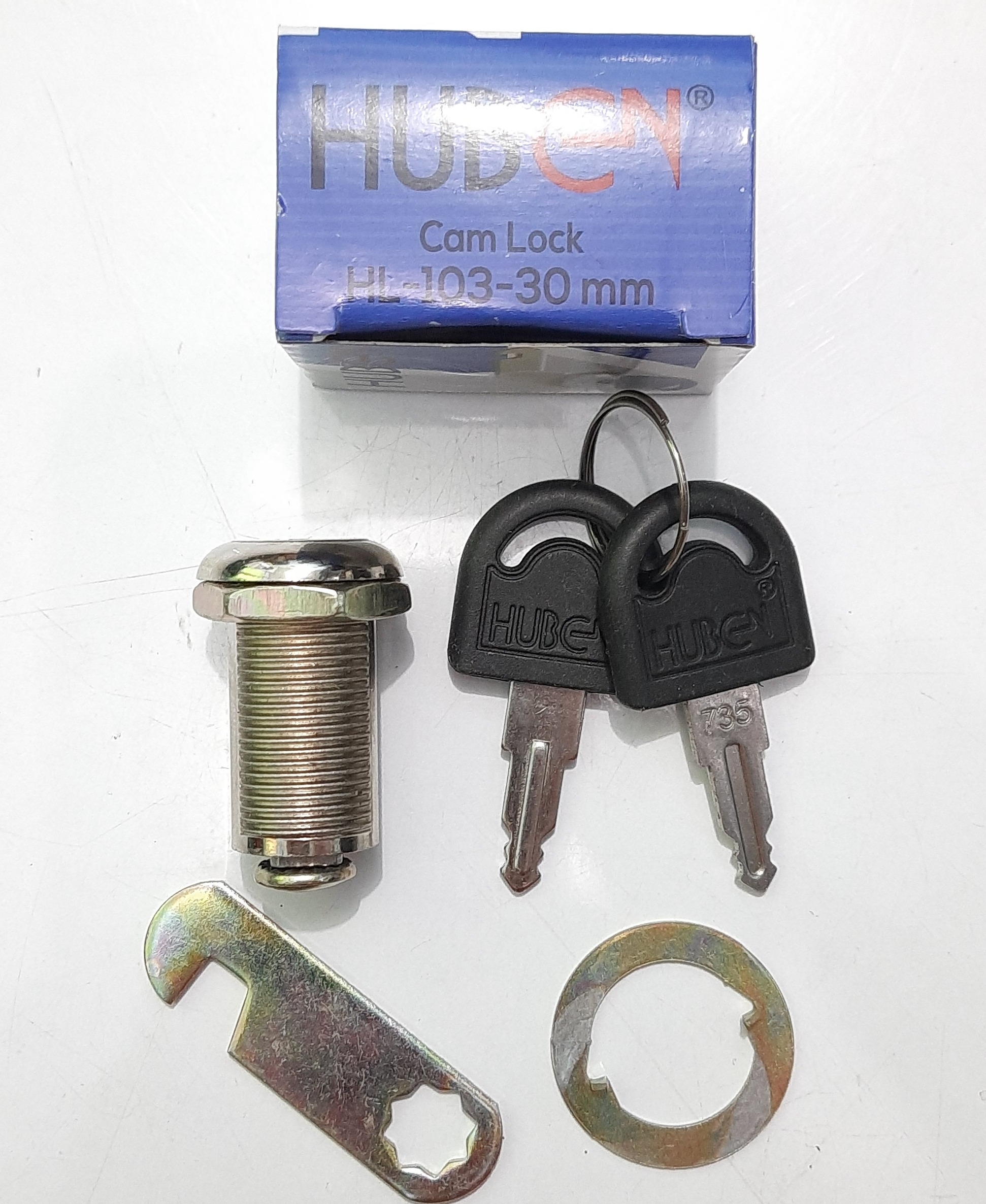 Kunci Kait Laci Lemari Loker Cam lock Camlock HUBEN HL 103- 30mm / Kunci Loker / Kait Locker ...