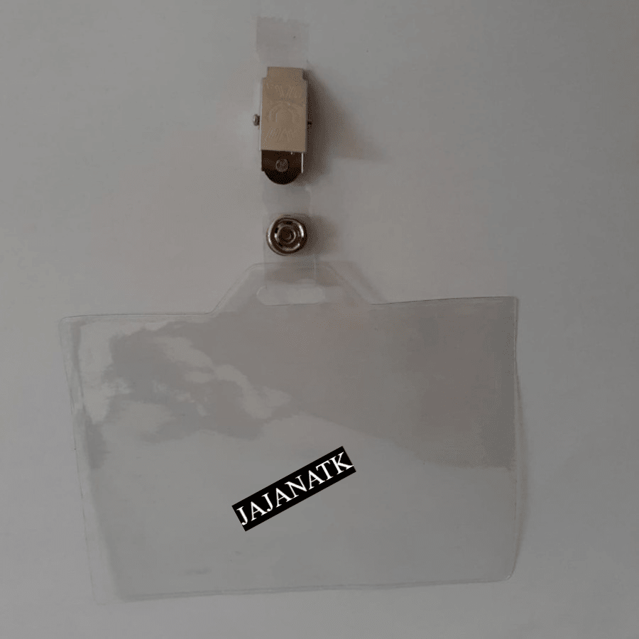 Name Tag Panitia Plastik+Jepit U/ID Card Plastik Jepit U Seminar ...