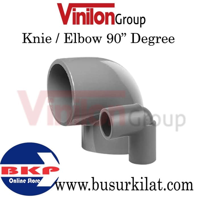 KNIE ELBOW 1 1/2 INCH PVC VINILON (AW) / SAMBUNGAN PIPA / KNIE 90 ...