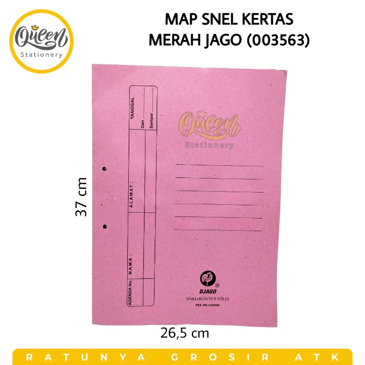 1 PAK (50 LEMBAR) MAP SNEL KERTAS JAGO / MAP KERTAS / MAP DOKUMEN | Lazada Indonesia