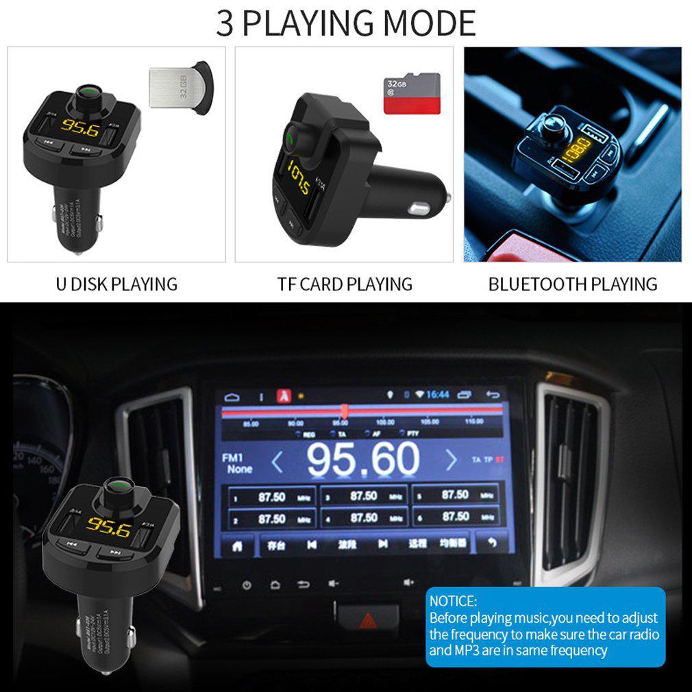 BT36 Car MP3 Player Car FM transmitter bluetooth Wireless In-Car FM ...