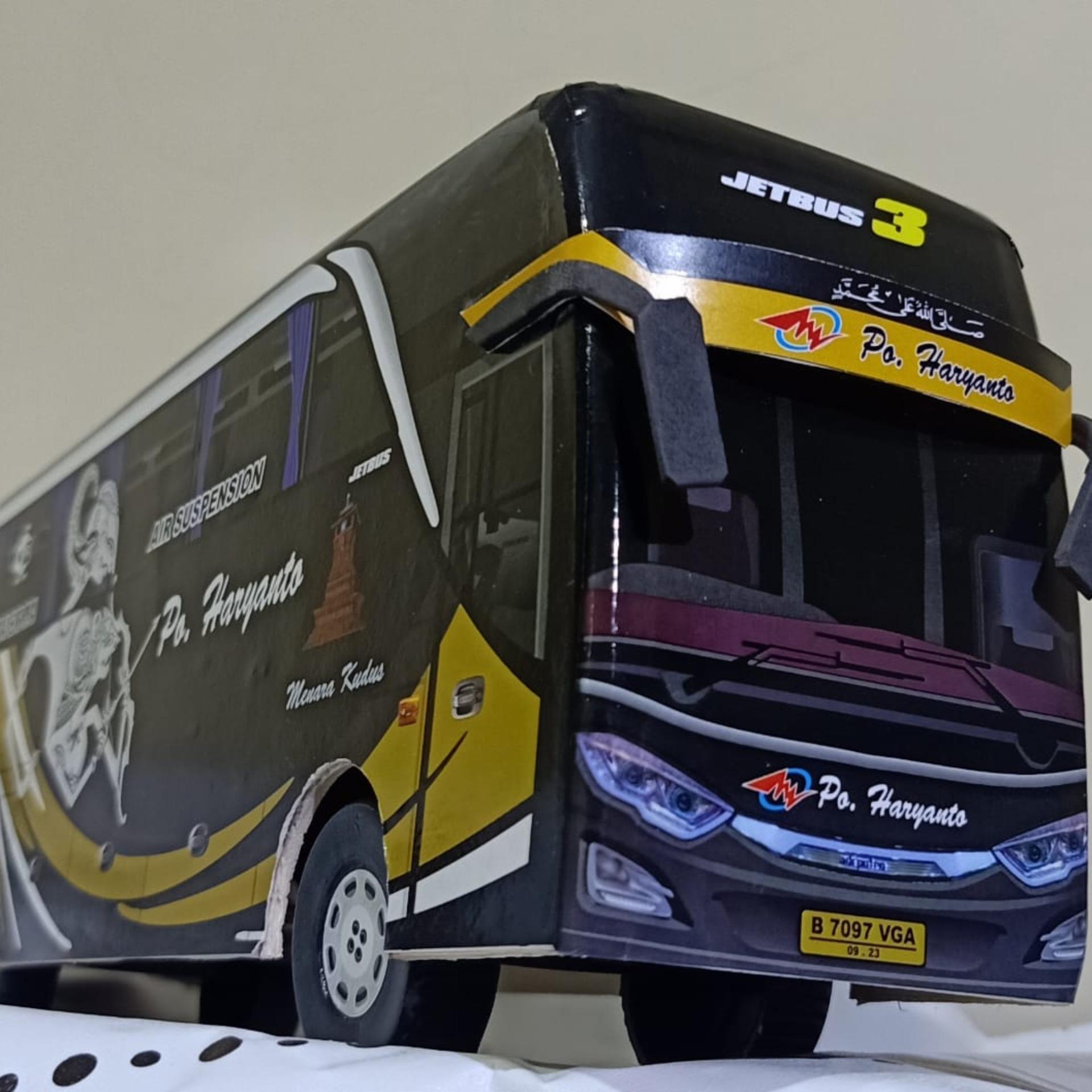 Miniatur Bus Bis Haryanto Jetbus3 SHD Livery Rama Shinta | Lazada Indonesia