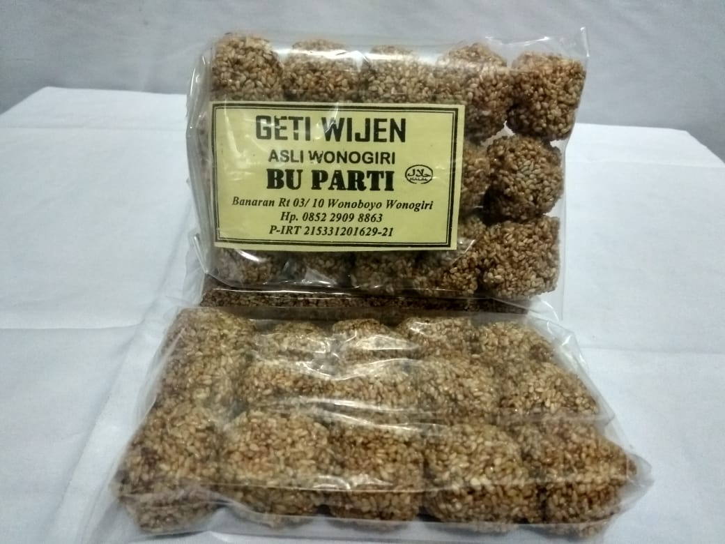 Aneka Snack Geti Wijen Bulat Bu Parti 50 gram / Oleh Oleh khas Solo ...