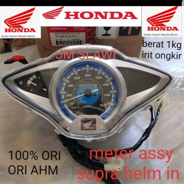 Speedometer assy meter assy supra 125 helm in ori ahm 37100 KYZ 711 ...