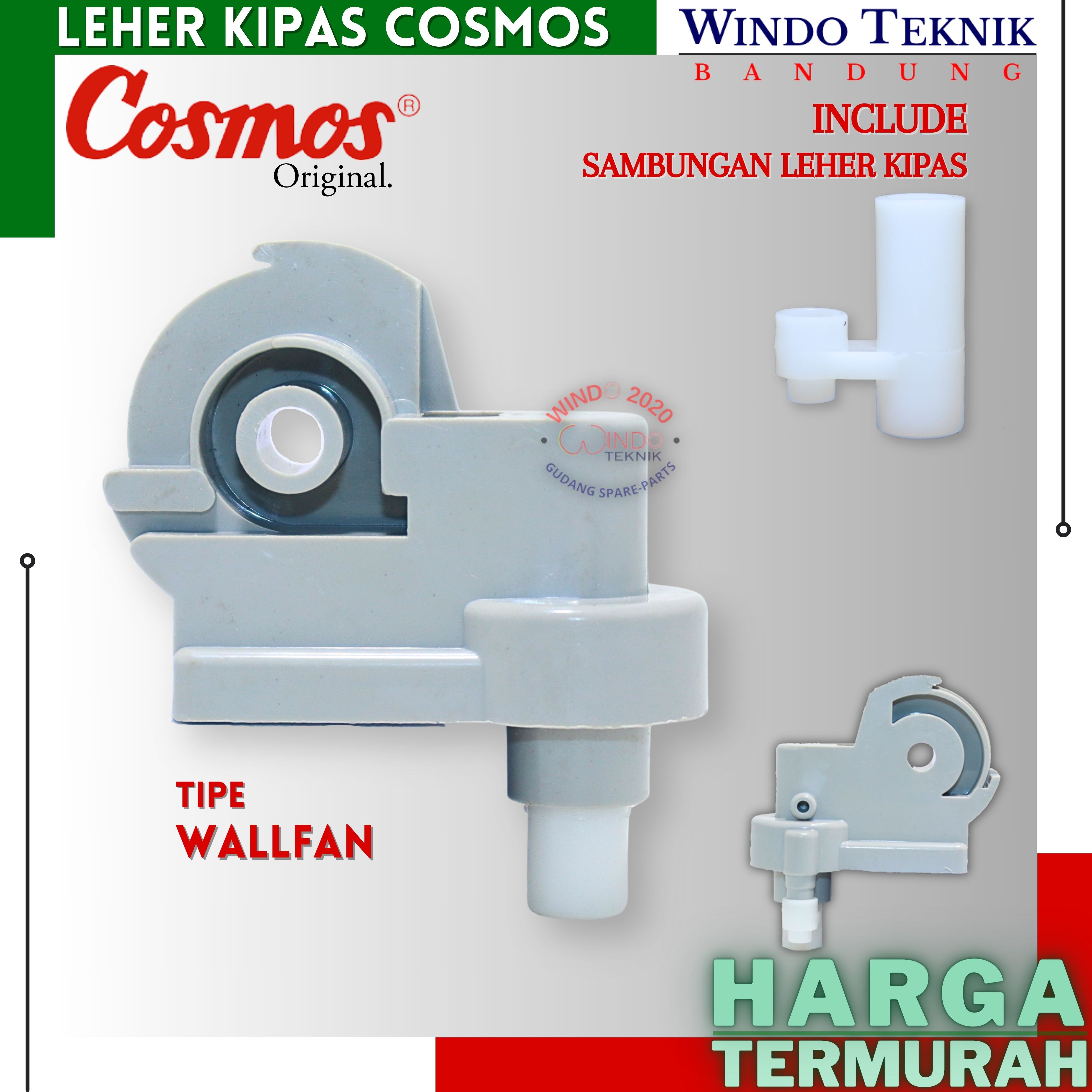 LEHER KIPAS ANGIN WALLFAN COSMOS ORIGINAL + AS SAMBUNGAN LEHER | LEHER ...