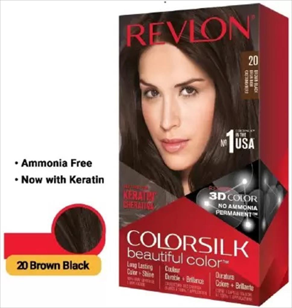 Revlon ColorSilk beautiful color-Brown Black (20) | Lazada PH