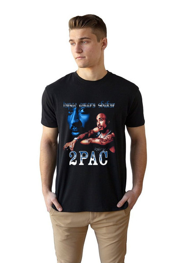 KAOS 2PAC RAP TEE TUPAC AMARU SHAKUR | Lazada Indonesia
