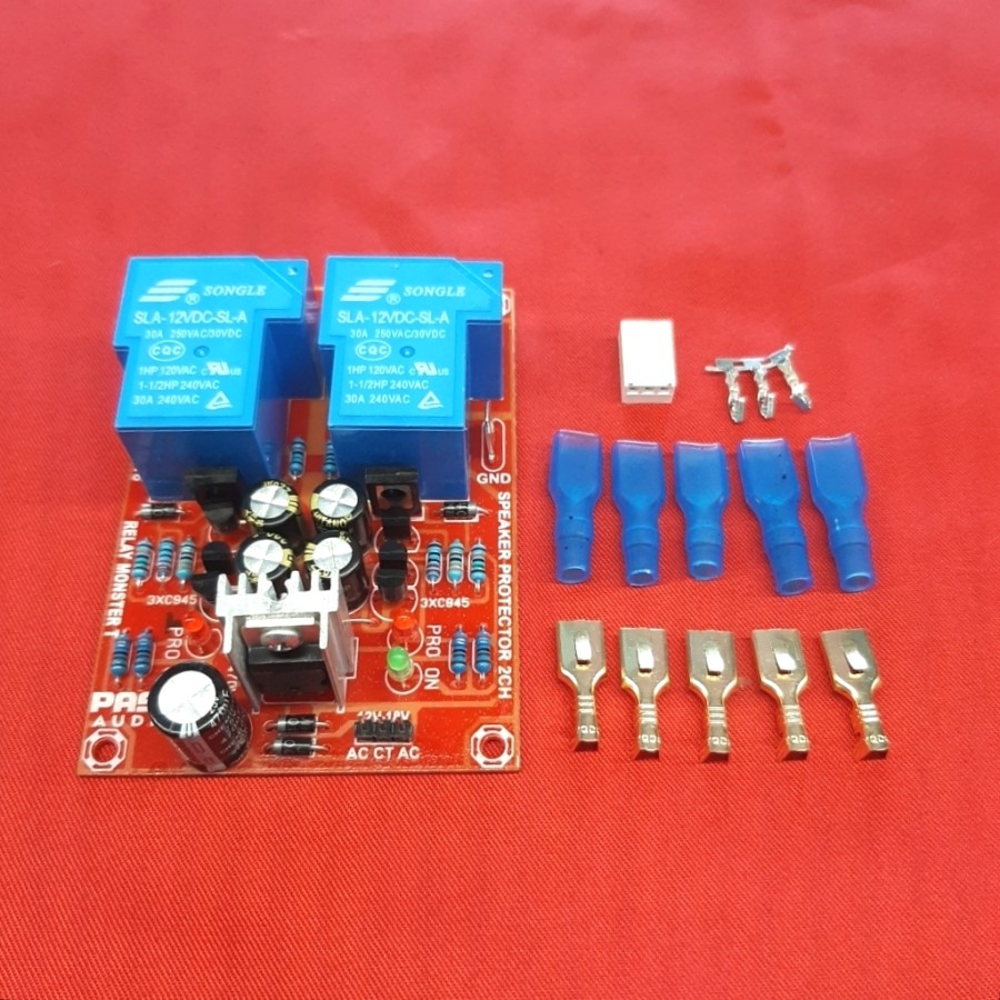 kit speaker protektor stereo + signal + clip / kit spiker protector ...