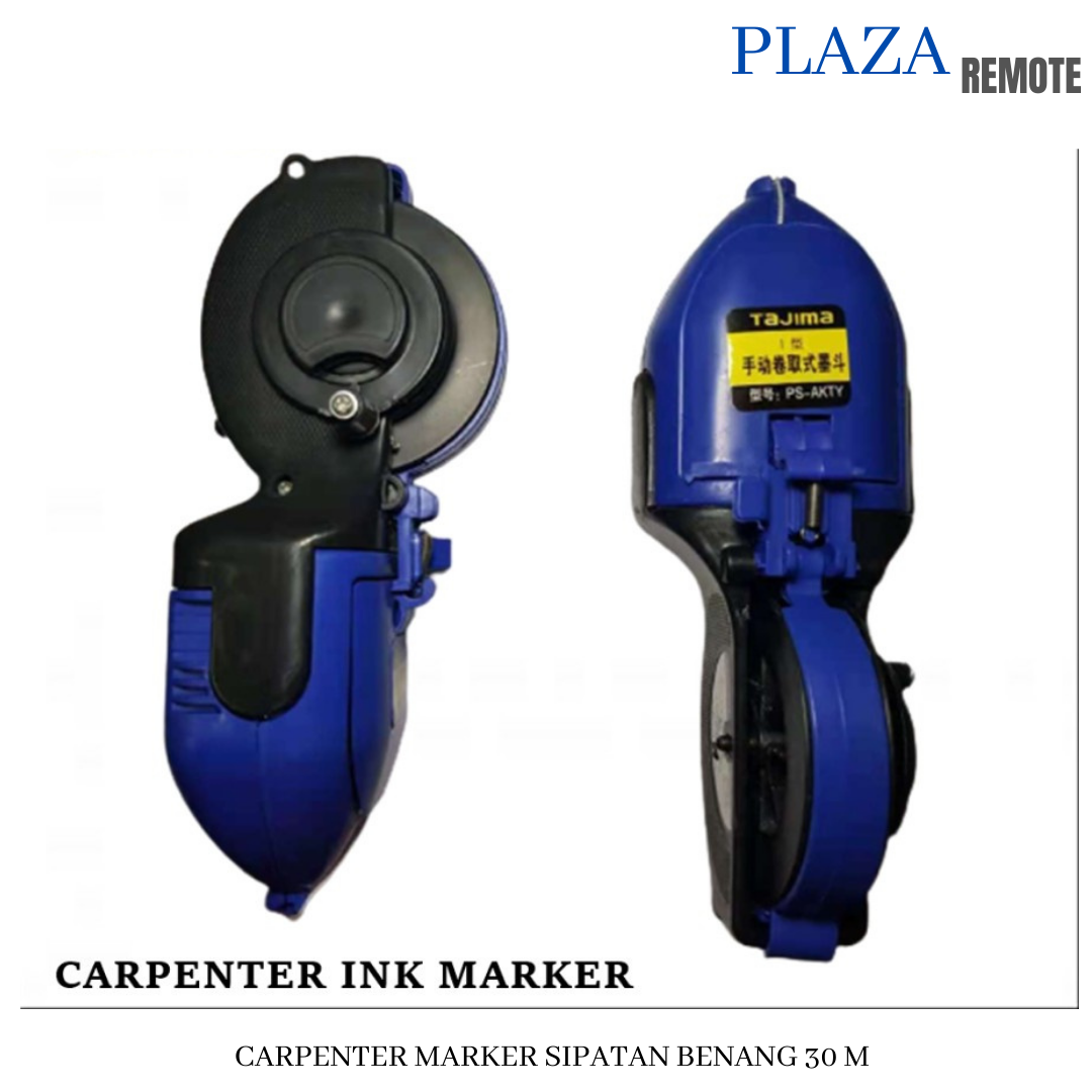 CARPENTER INK MARKER PENGGARIS SIPATAN LOT BENANG 30 METER TANPA TINTA ...