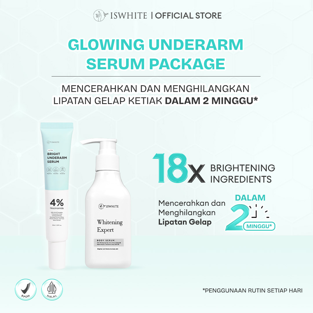 ISWHITE Glowing Underarm Serum Package - Paket Mencerahkan dan ...