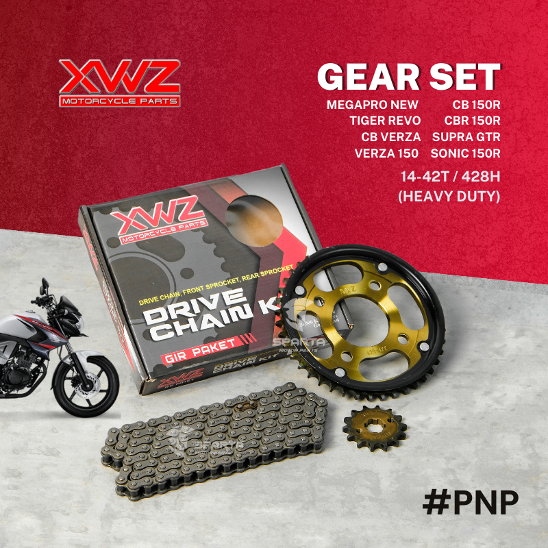 GEAR GIR SET GIR PAKET MEGAPRO NEW MONOSHOCK VERZA 150 TIGER REVO CBR ...