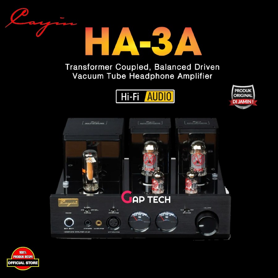 Cayin HA-3A / HA3A / HA 3A / HA 3 A Vacuum Tube Headphone Amplifier ...
