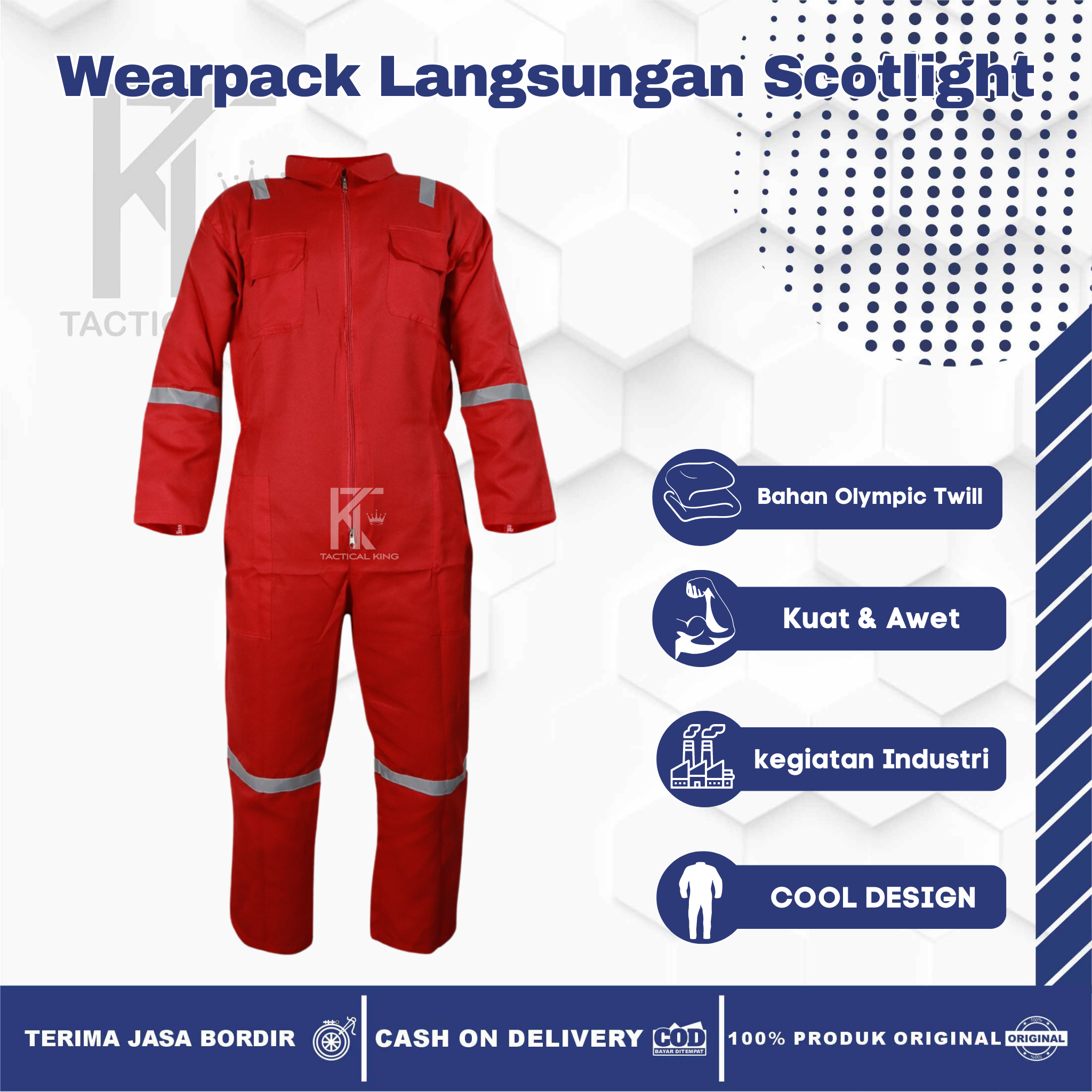 Wearpack safety scotlight / Wearpack safety kerja / Seragam kerja ...