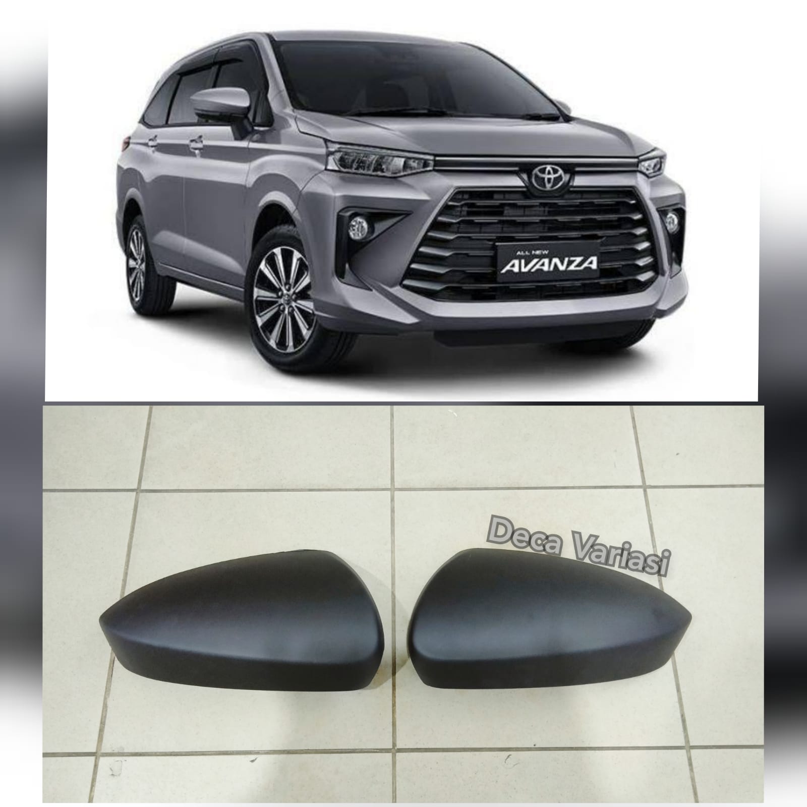 Cover Spion Avanza 2022 Mirror Cover Toyota Avanza 2022 Hitam Doff ...