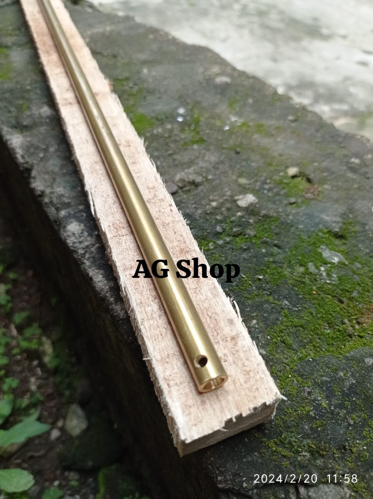 Pipa kuning bisaalur bor kusus pesanan diameter luar 9mm panjang 65cm ...