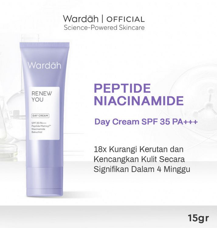 Wardah Renew You Ceramide Matrixyl Day Moisturizer / Day Cream ...