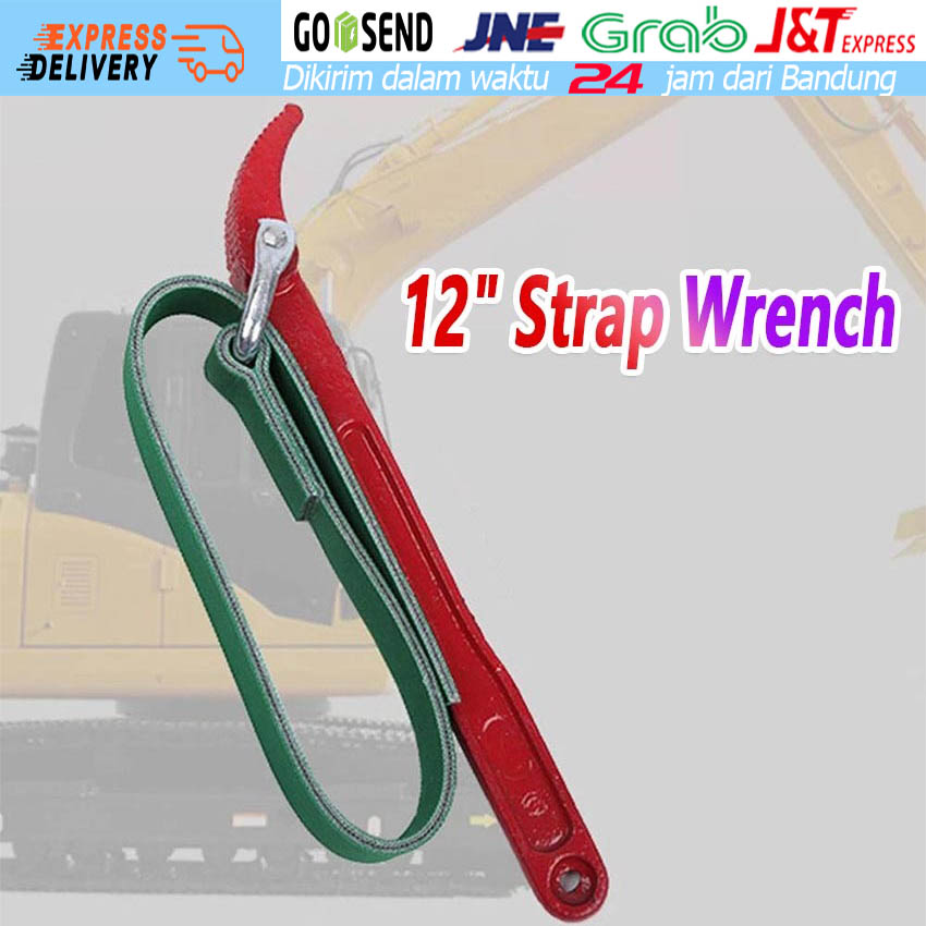 12" Kunci Oil Filter Filter Oli Kulit Sabuk - Kunci Pembuka Filter OLI ...