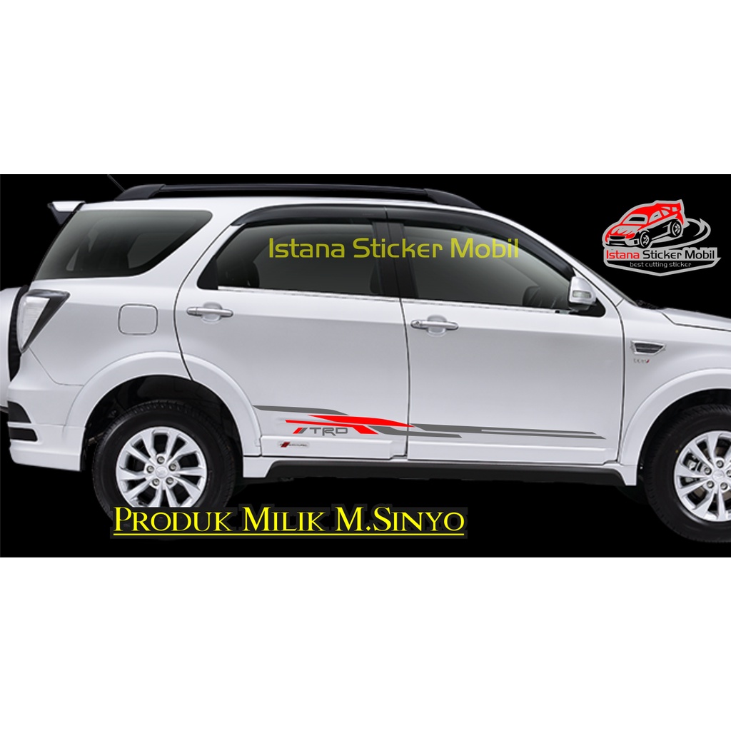 Stiker mobil toyota rush TRD list body mobil toyota rush sticker trd ...