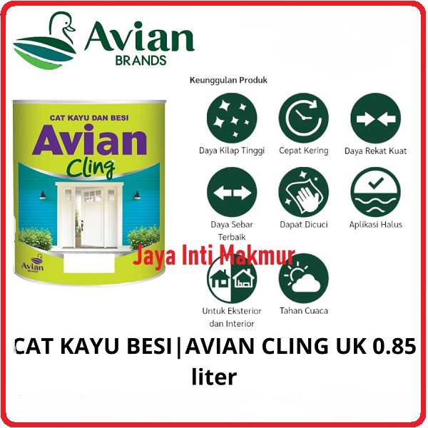 AVIAN Cling Synthetic Cat Kayu & Besi 0,85 Liter | Lazada Indonesia