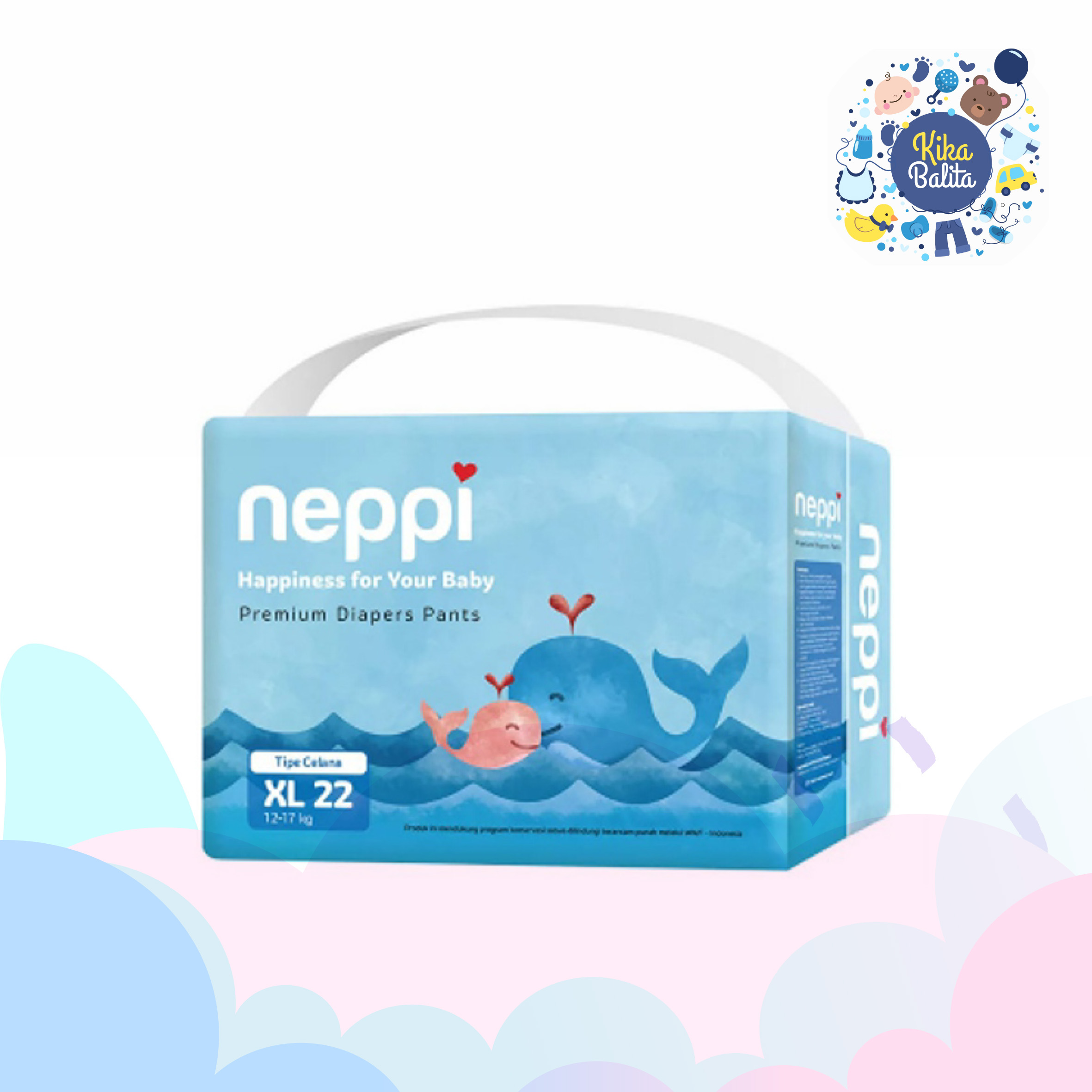 Neppi Premium Diaper Pants Popok Celana Bayi Baby Diapers Size M - L ...