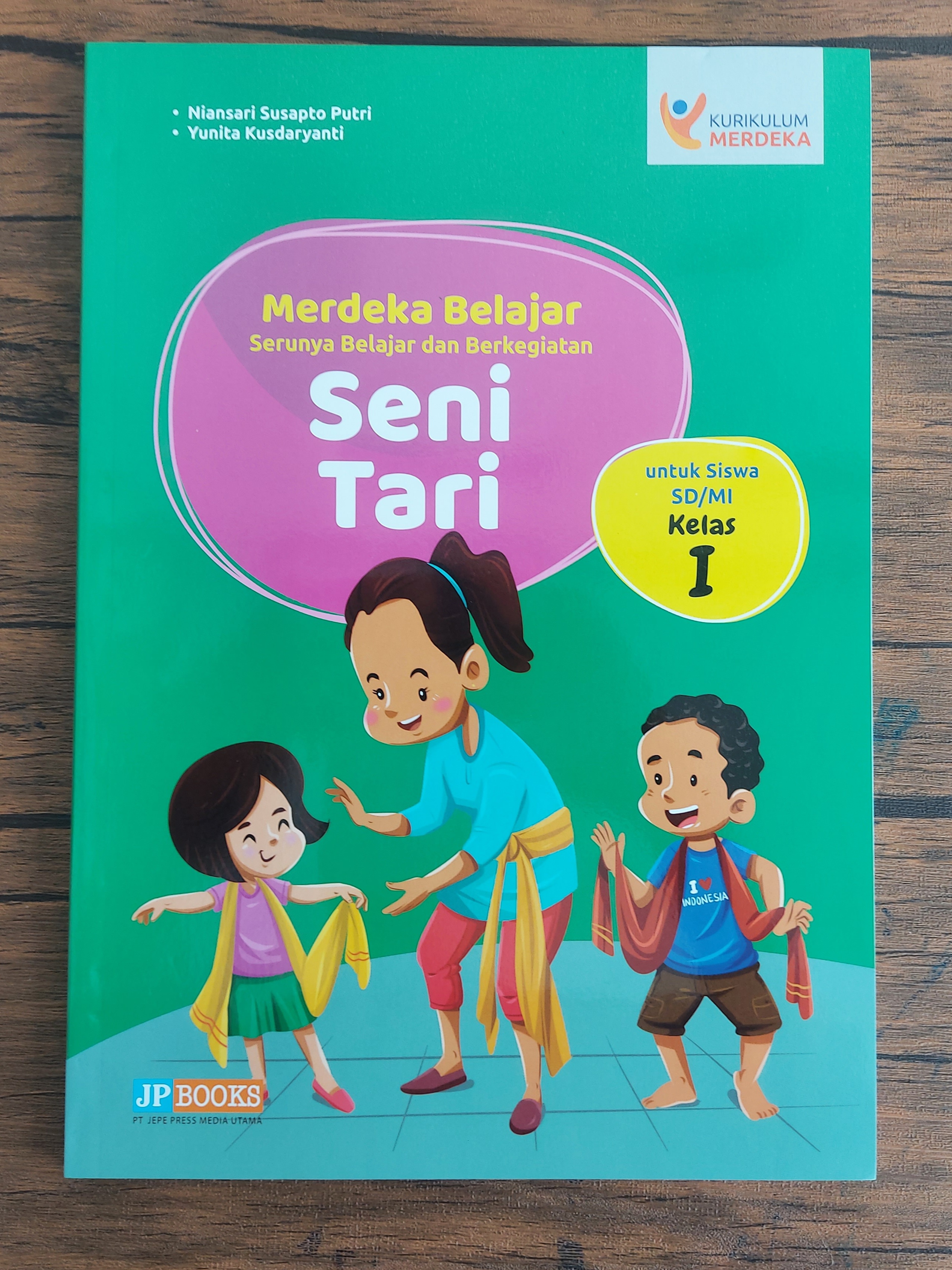 buku SENI TARI kelas 1 SD/MI kurikulum merdeka 2022 JP Books | Lazada ...